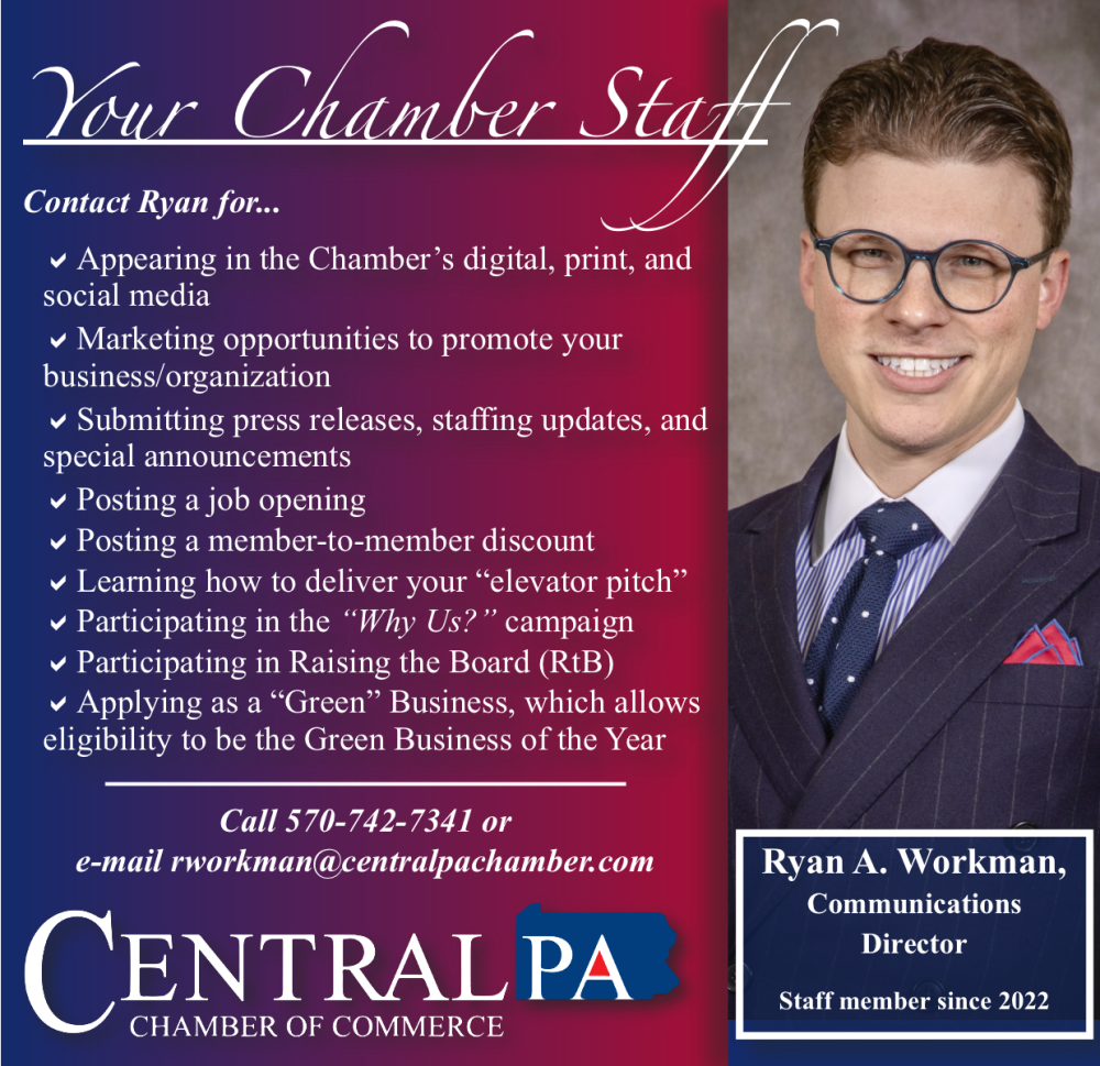 Ryan Workman – Central PA Chamber of Commerce