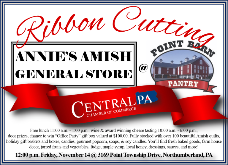 Ribbon Cutting: Annie’s Amish General Store – Central PA Chamber of ...